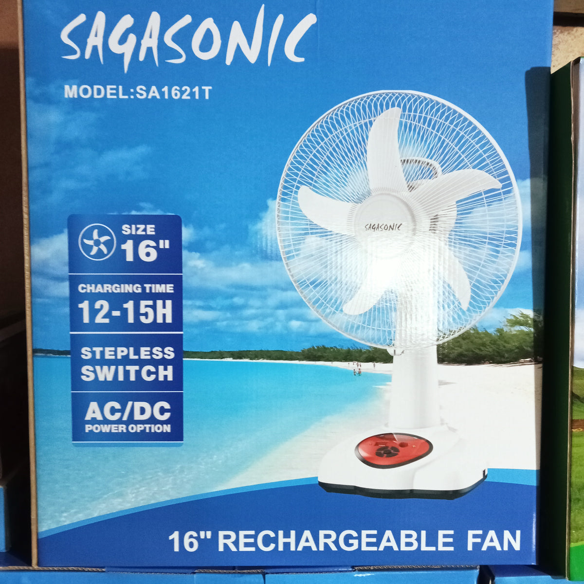 Sagasonic rechargeable fan – CHIOK CHEY ELECTRICAL SERVICE 082-735382 ...